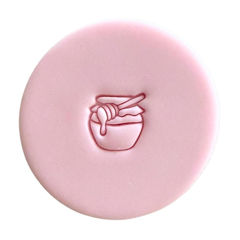 Mini Honey Pot Cookie Stamp – Bee & Garden Theme Cookie Stamp – Pixie Patio