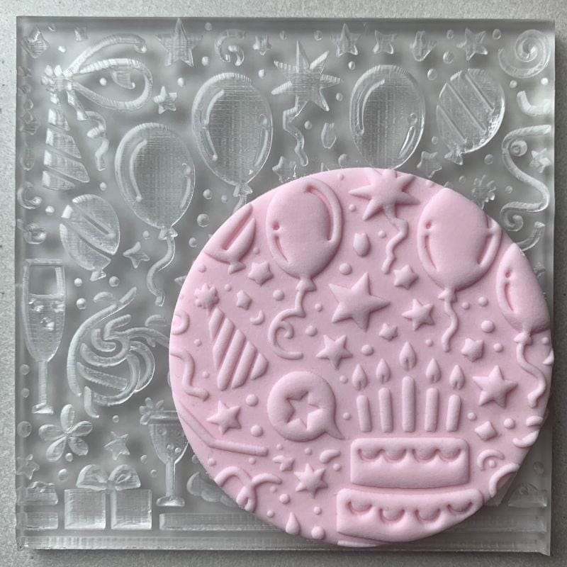 Blissful Birthday Embosser Cookie Stamp – Pixie Patio