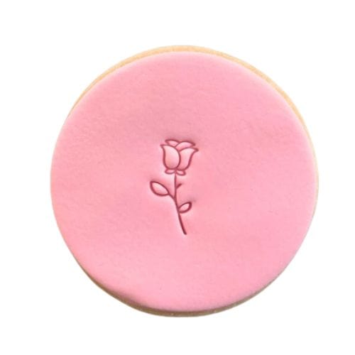 Mini Rose Flower Cookie Stamp – Pixie Patio