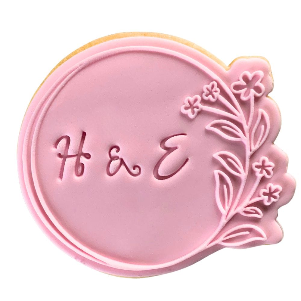 Spring Flower Floral Frame Fondant Cookie Stamp Set – Pixie Patio